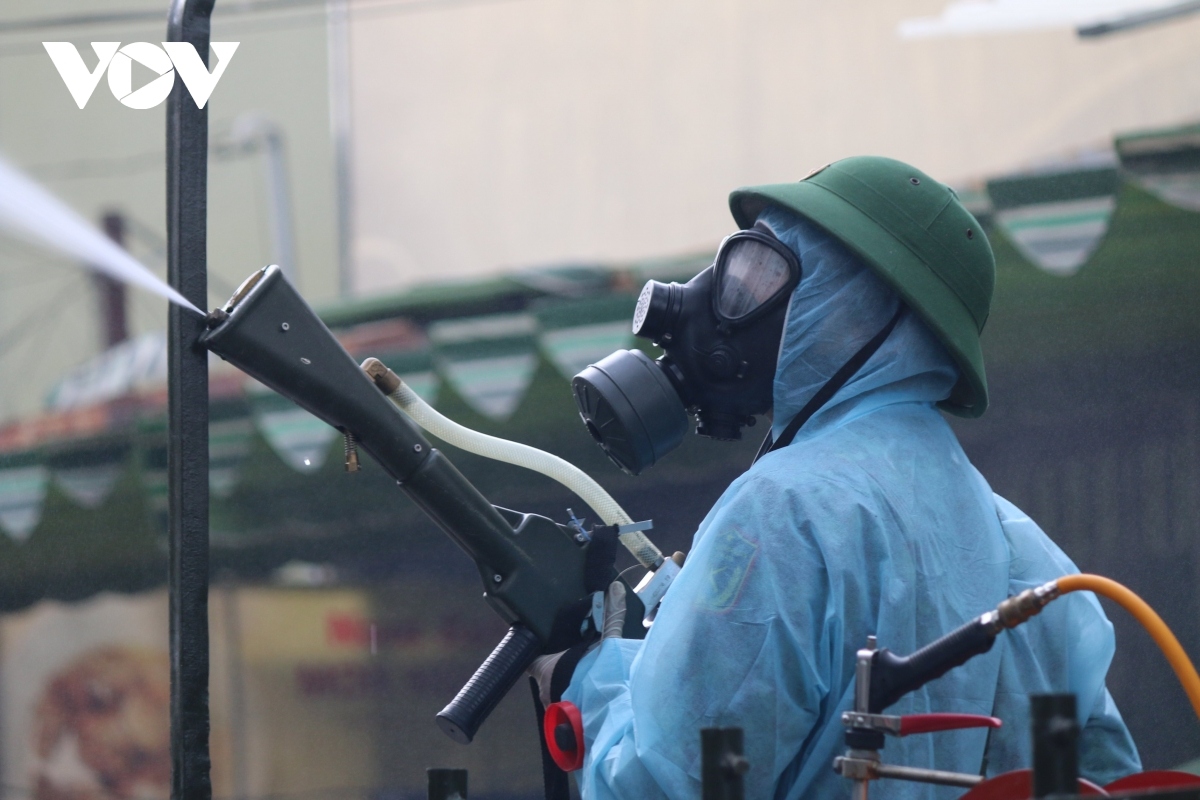 Go Vap district of HCM City disinfected after detection of infections