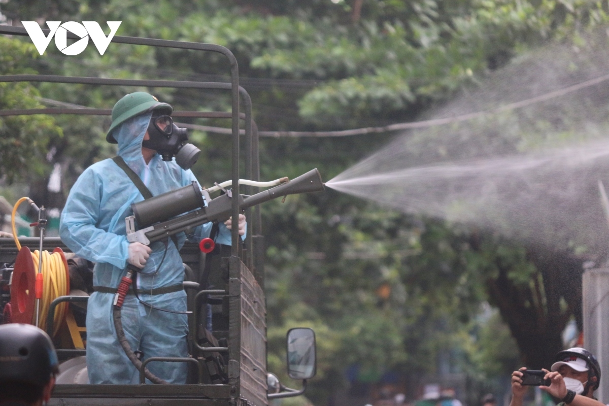 Go Vap district of HCM City disinfected after detection of infections