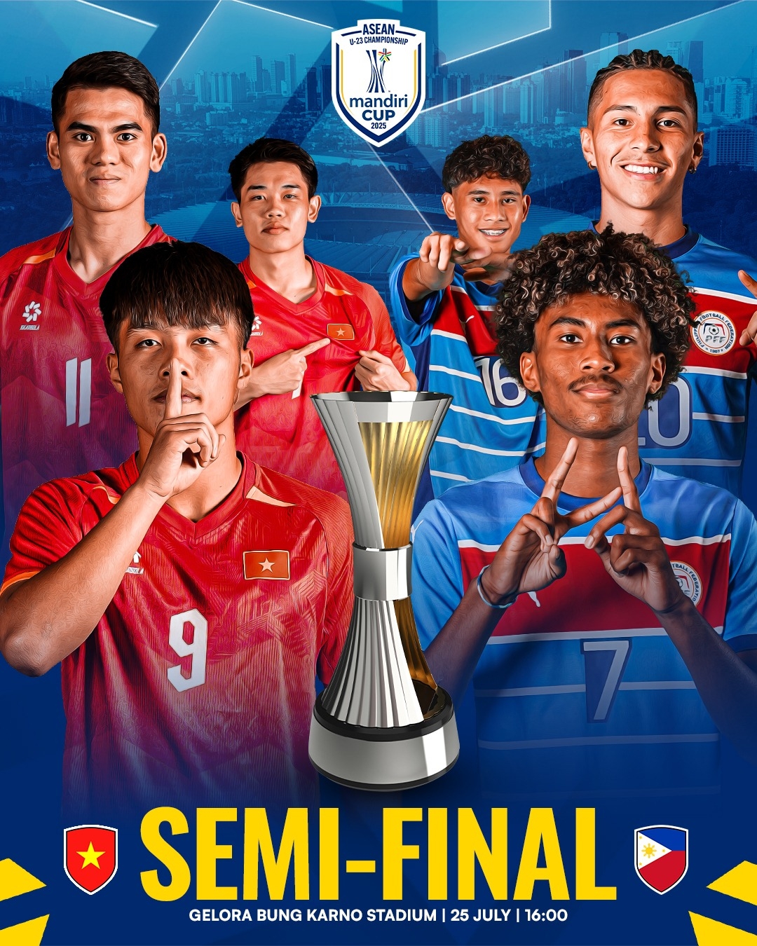 Kết quả U23 Đông Nam Á hôm nay 25/7: U23 Việt Nam hạ Philippines, vào ...