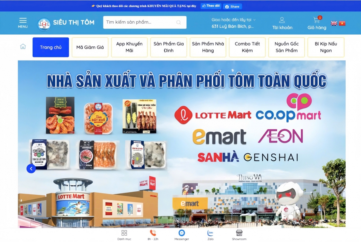 Thiện Nhà Tôm dẫn bước xu hướng mua sắm công nghệ số ngành thủy sản