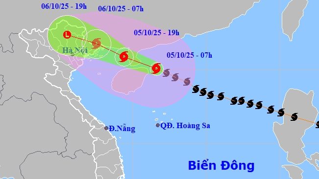 Bão số 11 cách Quảng Ninh khoảng 420km
