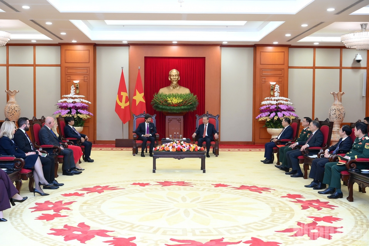 Tổng Bí thư Tô Lâm tiếp Phó Thủ tướng, Bộ trưởng Quốc phòng Slovakia