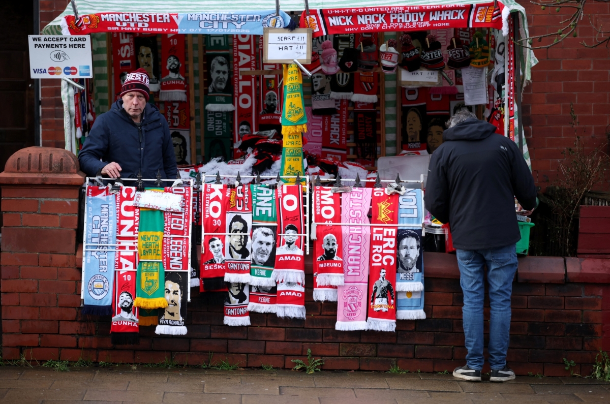 Kết quả MU vs Man City vòng 22 Ngoại hạng Anh 2025/2026