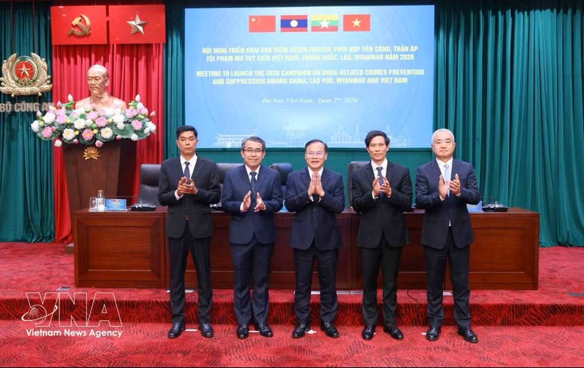 Vietnam, China, Laos, Myanmar launch joint anti-drug crime crackdown