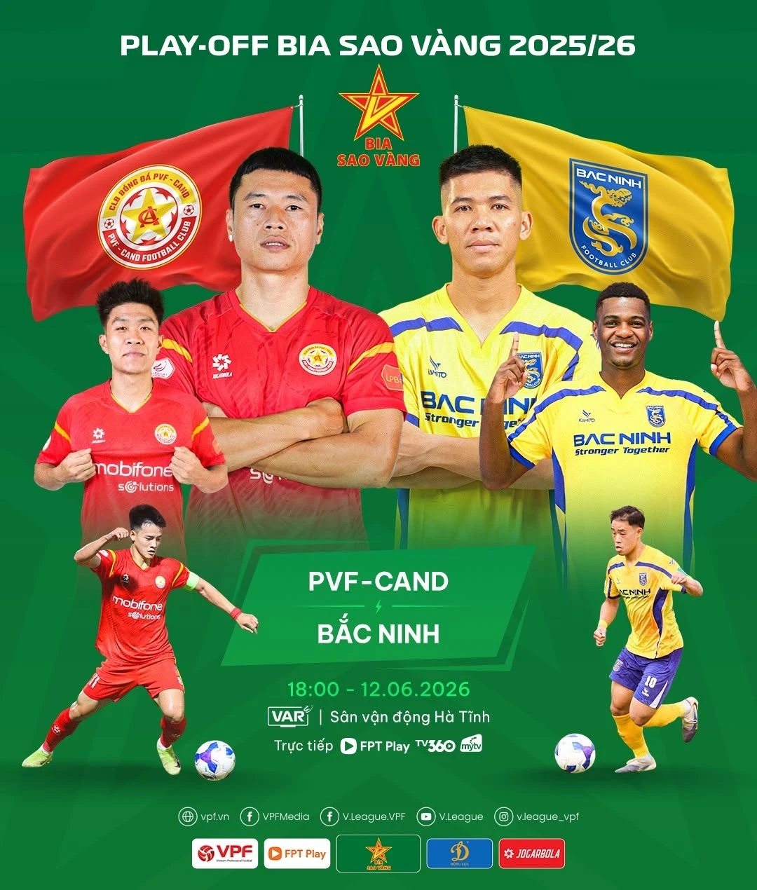 Trực tiếp PVF-CAND vs Bắc Ninh trận play-off V-League 2025/2026