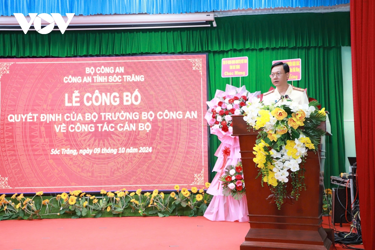 Đại tá Bùi Đức An giữ chức vụ Phó Giám đốc Công an tỉnh Sóc Trăng