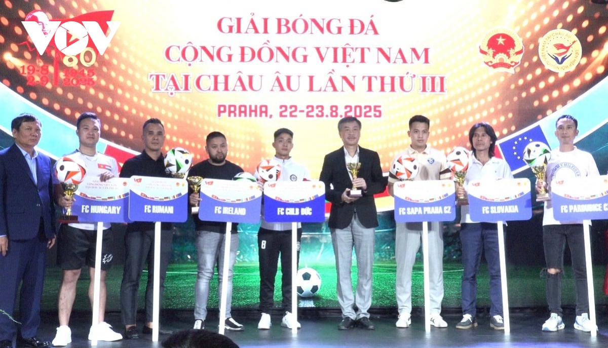 Nâng cao sự gắn kết qua Giải bóng đá cộng đồng người Việt tại châu Âu
