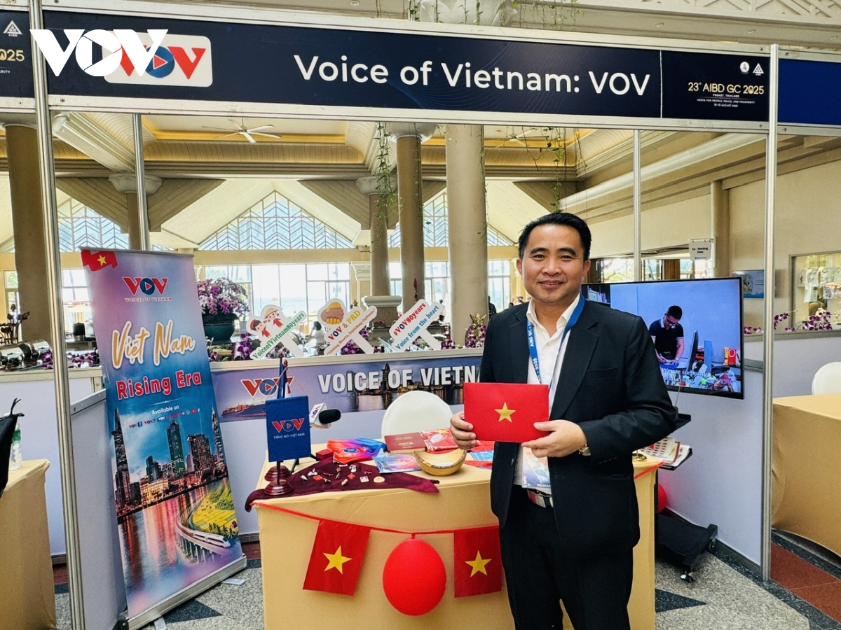 VOV góp dấu ấn tại sự kiện truyền thông quốc tế AIBD 2025