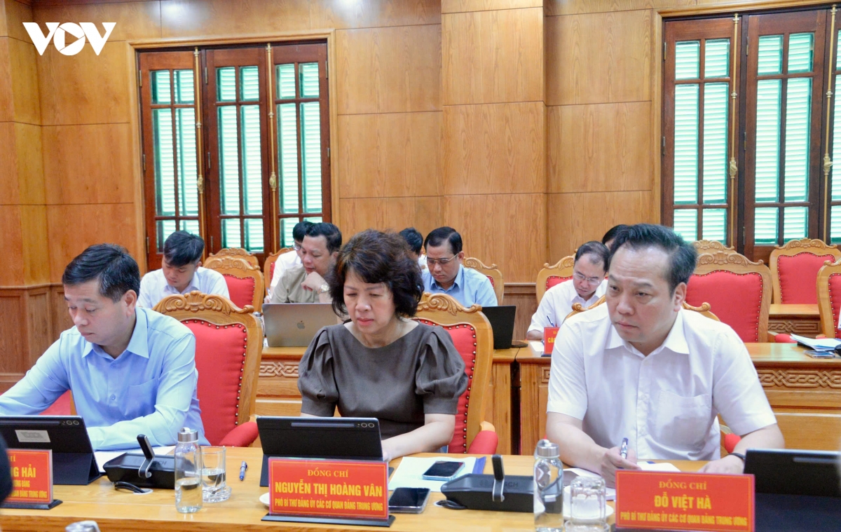 Chủ tịch Quốc hội chủ trì hội nghị kiểm tra Đảng ủy cơ quan Trung ương