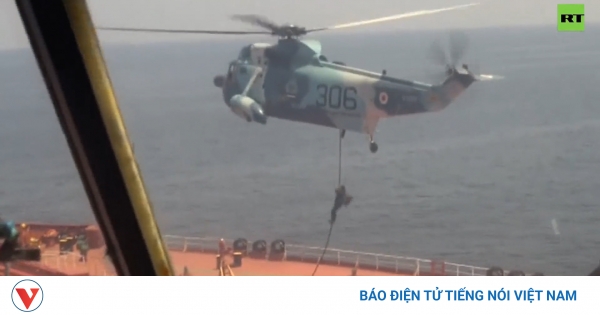 Iran công bố video lính đặc công bắt tàu chở dầu trên đường tới Mỹ