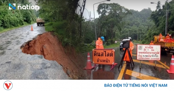 Lũ lụt ở miền Bắc Thái Lan: Liên tiếp sập cầu và sạt lở đất tại tỉnh Nan