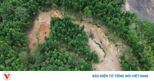 Khai thác quặng Antimon trái phép ở Khuổi Luông, Thái Nguyên