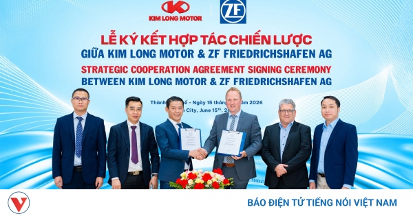 Kim Long Motor hợp tác ZF Group nâng công nghệ xe thương mại