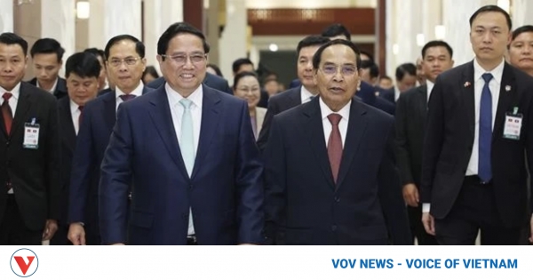 Prime Minister receives Lao State Vice President