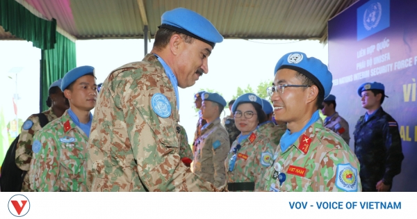 Vietnam’s Military Engineering Unit Rotation 3 receive UN Peacekeeping ...