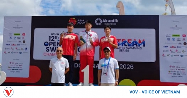 First-ever medals for Vietnam at Asian Open Water Swimming Championships