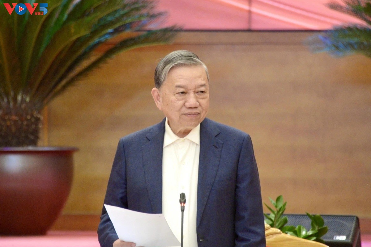 Le secrétaire général du Parti, Tô Lâm. Photo: VOV